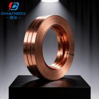 China 25×3mm Copper Clad Steel Earthing Plate Strip with 0.254mm Copper Layer for sale