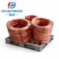 China 30×3mm Copper Bonded Steel Earthing Strap for Building Protection Systems for sale