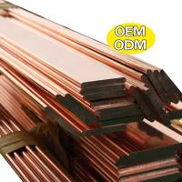 China OEM Copper Bonded Steel Flat Conductor with 0.254mm–0.80mm Copper Cladding for sale