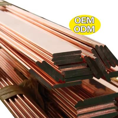 China OEM Copper Bonded Steel Flat Conductor with 0.254mm–0.80mm Copper Cladding for sale