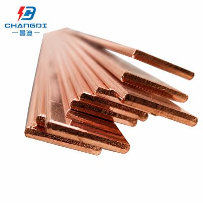 China Copper Bonded Steel Earthing Flat Member for Solar Farm Infrastructure for sale