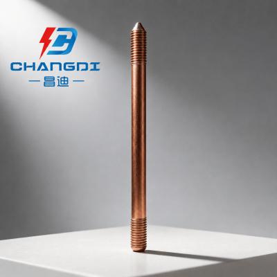 China Premium Copper Clad Steel Earthing Pole for Global EPC Projects for sale