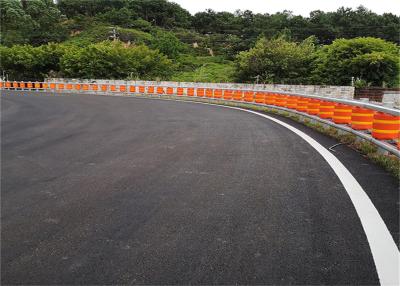 China EVA Material Highway Protection Rotating Guardrail Yellow Orange Red Color for sale