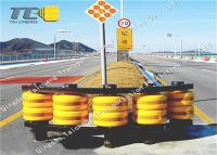 China EVA PU Material Traffic Safety Roller Barrier Highway Rotary Crash for sale