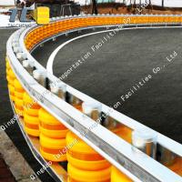 China EVA Plastic Traffic Curve Bend Road Safety Roller Barrier Highway Rotating Drum Barrel for sale
