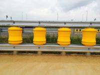 China Elastic EVA Rolling Guardrail Barrier Galvanized Powder Coated for sale
