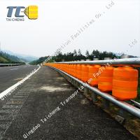 China Road Traffic Safety EVA Roller Barrier With Hot Dip Galvanized Components for sale