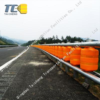 China Road Traffic Safety EVA Roller Barrier With Hot Dip Galvanized Components for sale