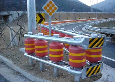 China Customized Color Highway Guardrail Traffic Safety Anti Collision Roller Barrier for sale