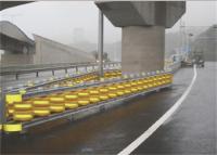 China Traffic Safety Driveway EVA Roller System Guardrail Crash Rolling Barrier for sale