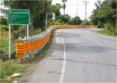 China Rolling System Plastic Road Traffic Roller Guardrail Safety Roller Barrier for sale