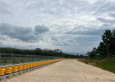China EVA Material Anti Crash Guardrail Safety Highway Roller Barrier Expandable for sale