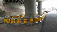 China Highways Guardrail Roll Forming Machine with Large Roller Size Diameter 245/350 Mm for sale