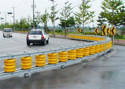 China 350mm Diameter Roller Crash Barrier Constructed from High Strength Steel Ensuring Maximum Durability and Impact Resistance for sale