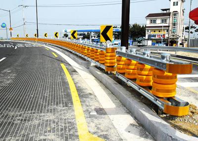 China Spacing 1m 0.7m 0.5m Highway Roller Barrier Roller Size Diameter 245 350 Mm Output 300 Meters day engineered for Traffic Safety for sale