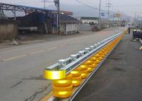 China Traffic Safety Eva Buckets Rolling Anti Crash Guardrail Road Roller Barrier for sale