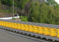 China Surface Mounted EVA filled roller guardrail SB grade impact absorbing safety barrier ideal for warehouse and environments for sale