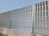 China Customizable 50cm Noise Barrier Made Of Galvanized Steel / Aluminum Coil for sale