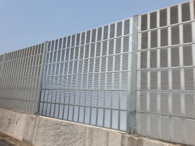 China Customizable 50cm Noise Barrier Made Of Galvanized Steel / Aluminum Coil for sale