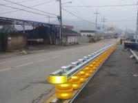 China Yellow Fence Barrier with Rolling Guardrail Panel Height 1.2m Safety Barrier Designed to Enhance Protection at Worksites for sale
