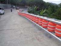 China Hot Dipped Galvanized Guardrail Rolling Barrier International Level 4 Certified for Road Protection and Traffic Control for sale