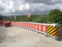 China 1.2m Panel Height Rolling Guardrail Barrier Featuring EVA and Q235 Rollers Diameter 245 Millimeter Optimized for Crowd Control for sale