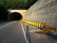China Double Barrels Highway Roller Barrier Anti Corrosion Low Maintenance for sale