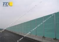 China Louver Hole Noise Barrier System Steel / Aluminum Coil Sound Insulation for sale
