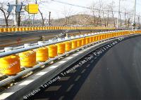 China Korea ETI KSI Type Bend Safety Roller Barriers , Metal Beam Crash Barrier for sale