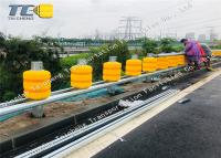 China Removable Highway Roller Barrier Galvanized Steel Frame Corrosion Resistant for sale