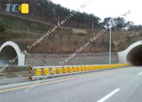 China Anti Crash Roller Crash Barrier Q235 Q265 Steel Frame , Roller Safety Barrier for sale