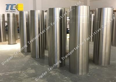 China Sliver Removable Security Bollard 304 Stainless Steel Material Anti Impact for sale