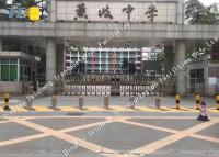 China Pneumatic Automatic Rising Bollards Systems 304 Stainless Steel Material for sale