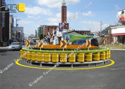 China 110KM Yellow PU Foam Rotating Guardrail Anti Collision for sale