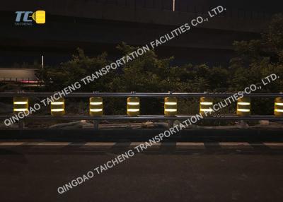 China Yellow Red Highway Roller Barrier Anti Corrosion EVA/PU with Multiple Beam Options for sale