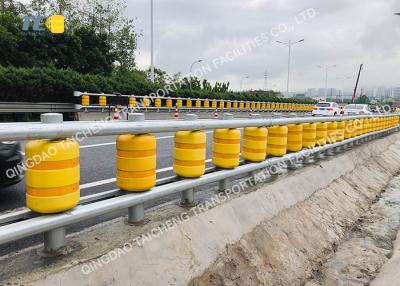 China Hot Dipped Galvanized Rolling Guardrail Barrier with Beam 1 2 3 4 5pcs and Roller Material EVA PU Polyurethane Providing Road Safety Solutions for sale