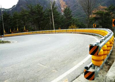 China Double Buckets EVA Filled Safety Roller Barrier Galvanized for sale