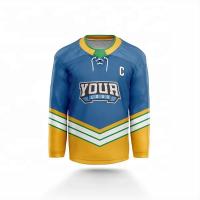China Ice Team Hockey Practice Jerseys Odorless Breathable Sublimated for sale