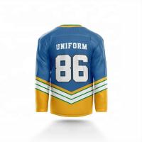 China Ice Team Hockey Practice Jerseys Odorless Breathable Sublimated for sale