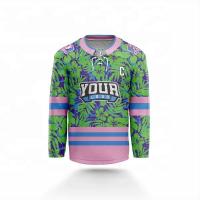 China Ice Team Hockey Practice Jerseys Odorless Breathable Sublimated for sale