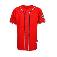 China Unisex Washable Plain Baseball Jersey , Short Sleeve Custom Baseball Shirts for sale