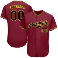 China V Neck Casual Baseball Uniform Shirts Men'S Breathable Multicolor for sale
