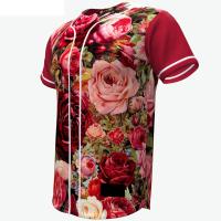 China Practical Washable Baseball T Shirt Jersey , Anti Shrink Baseball Sublimation Shirts for sale