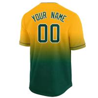 China Multicolor Mens Baseball Jersey Shirt Lightweight Breathable for sale