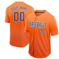 China Multicolor Mens Baseball Jersey Shirt Lightweight Breathable for sale