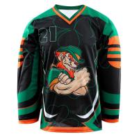 China Team Embroidered Hockey Practice Jerseys Multiscene V Neck Pro Neck for sale
