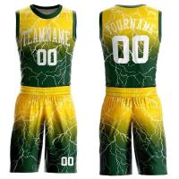 China Washable Unisex Basketball Team Uniforms , Anti Bacterial Basketball Jersey Set for sale