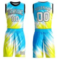 China Washable Unisex Basketball Team Uniforms , Anti Bacterial Basketball Jersey Set for sale