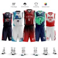 China ODM Kids Men Basketball Shirt Jerseys Multipurpose Breathable for sale