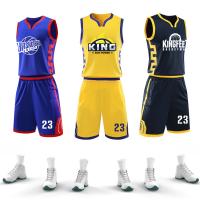 China ODM Kids Men Basketball Shirt Jerseys Multipurpose Breathable for sale